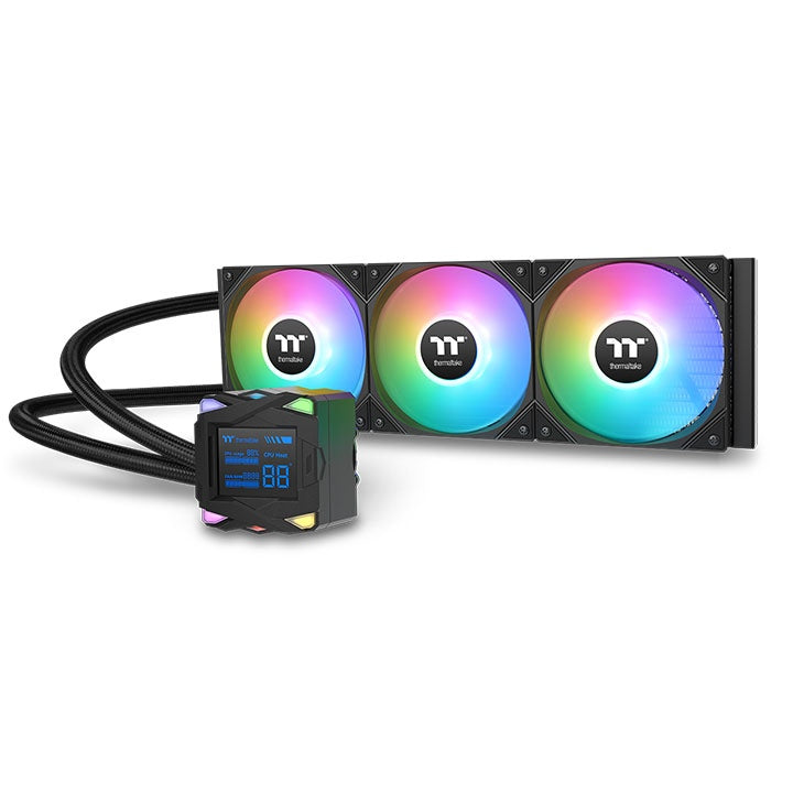LA360-S ARGB 2.4" LCD Display AIO Liquid CPU Cooler – Thermaltake Australia
