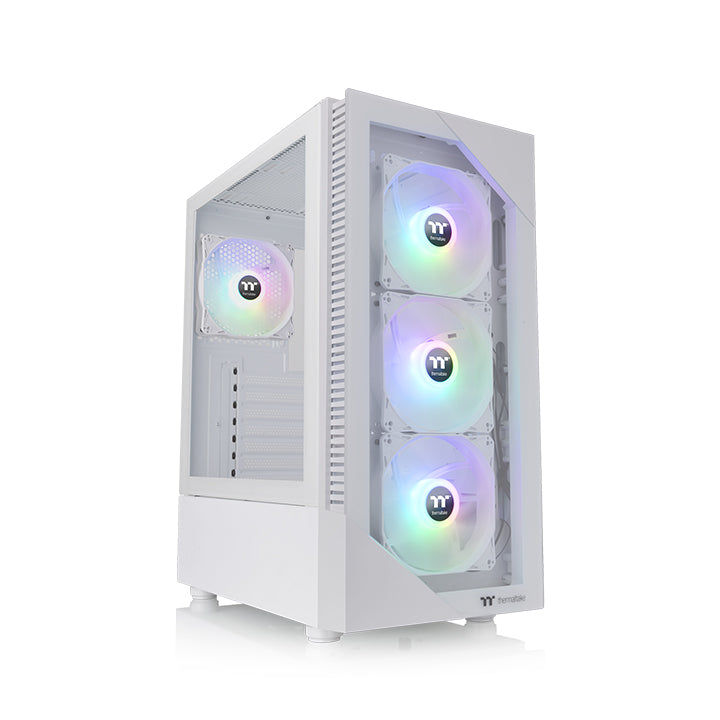 View 200 TG ARGB Snow Mid Tower Chassis – Thermaltake Australia